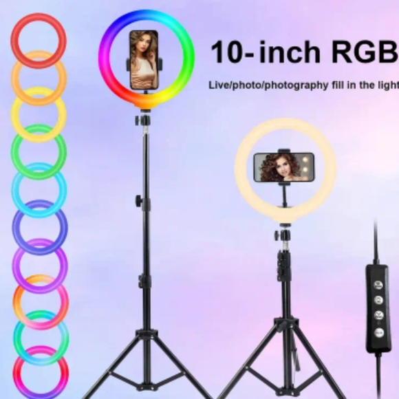 Source Unknown | Office | Ring Light Rgb With Stand New In Box | Poshmark